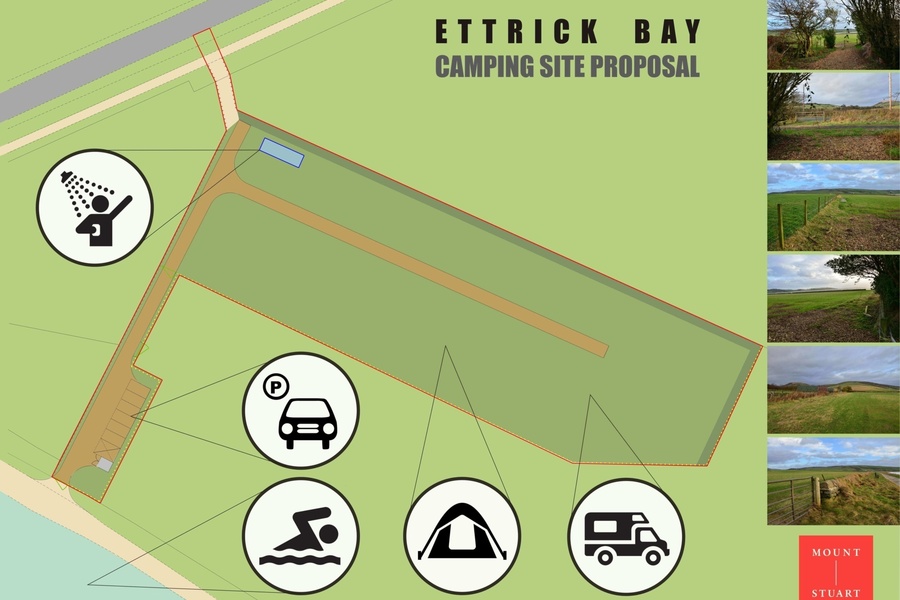 Ettrick Bay - Proposed Campsite | Mount Stuart