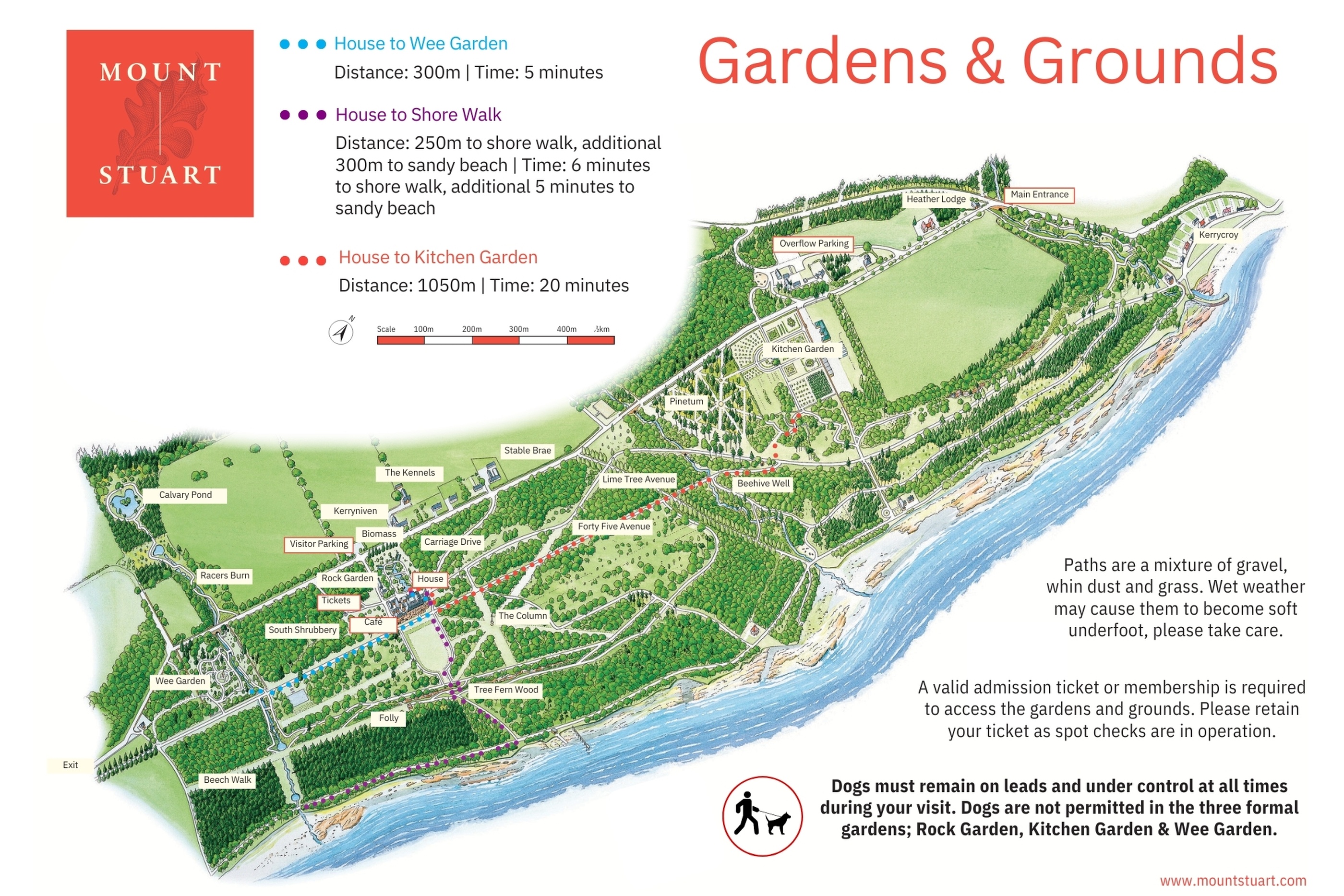 Garden Map | Mount Stuart